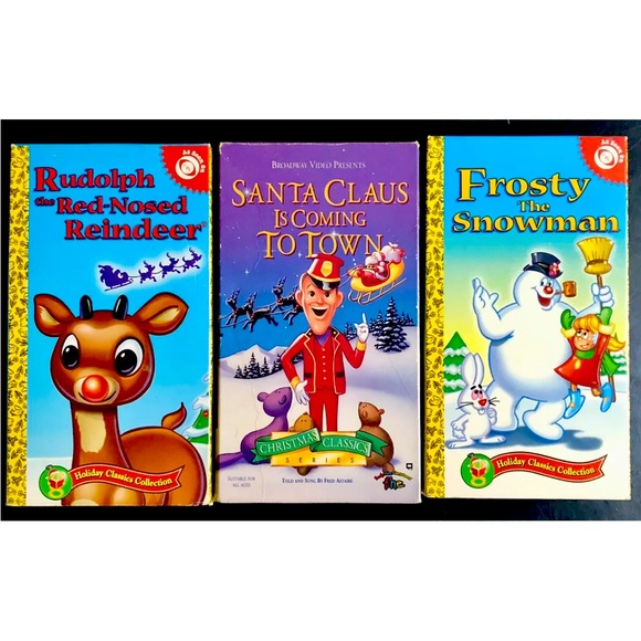 Holiday | Lot Of 3 Vhs Christmas Classics Series Frosty The ...